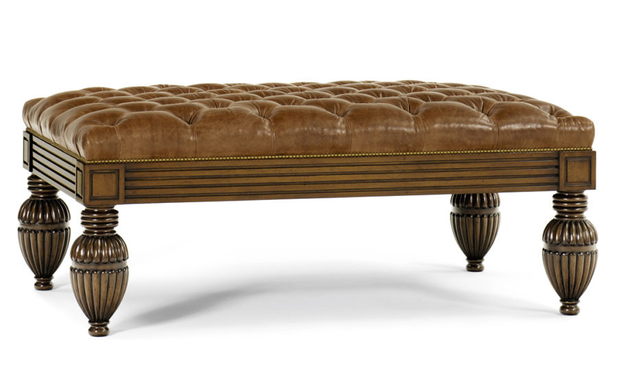 3027-42 Scallop Tufted Ottoman – Nancy Corzine