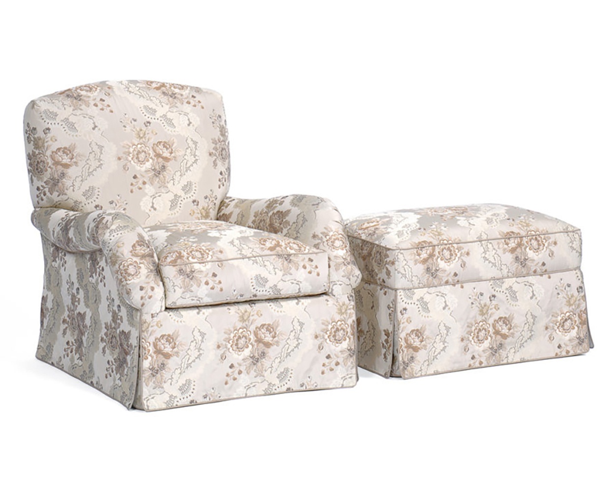 2119 & 2119OT Warwick Lounge & Ottoman – Nancy Corzine